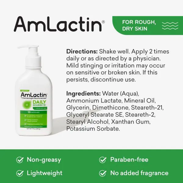 Amlactin daily moisturizing body lotion store